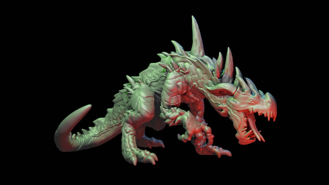 Colossal Lizard Monster - Etsy