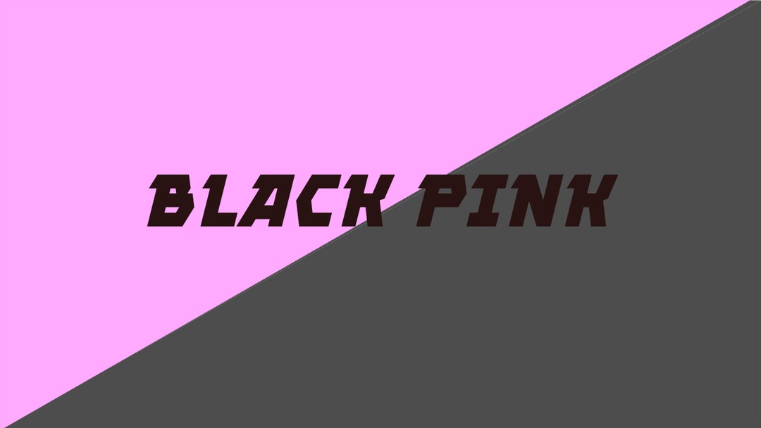 Black Pink, BP - Etsy