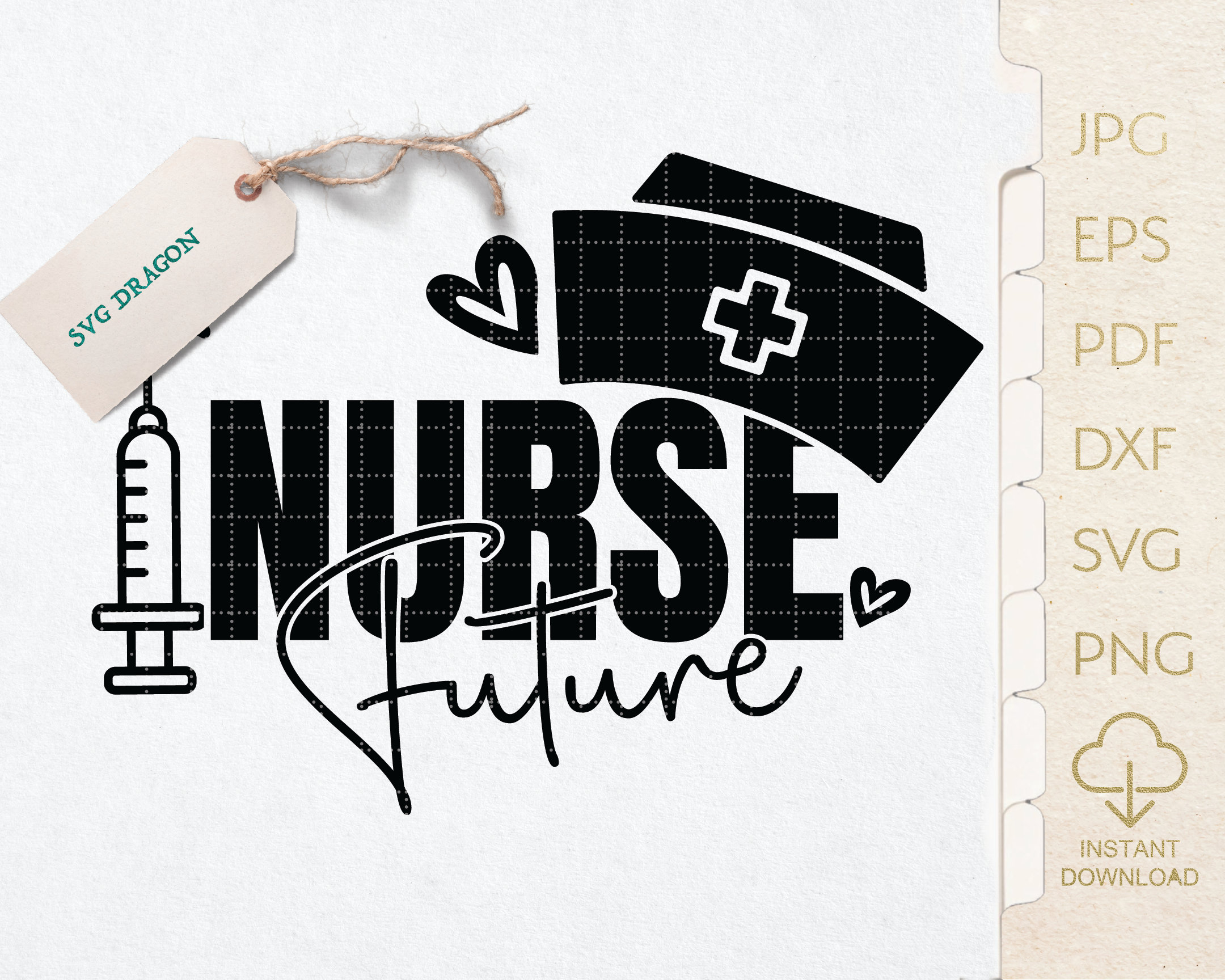 Future Nurse Cut Files for Shirts Nursing Student Clipart - Etsy
