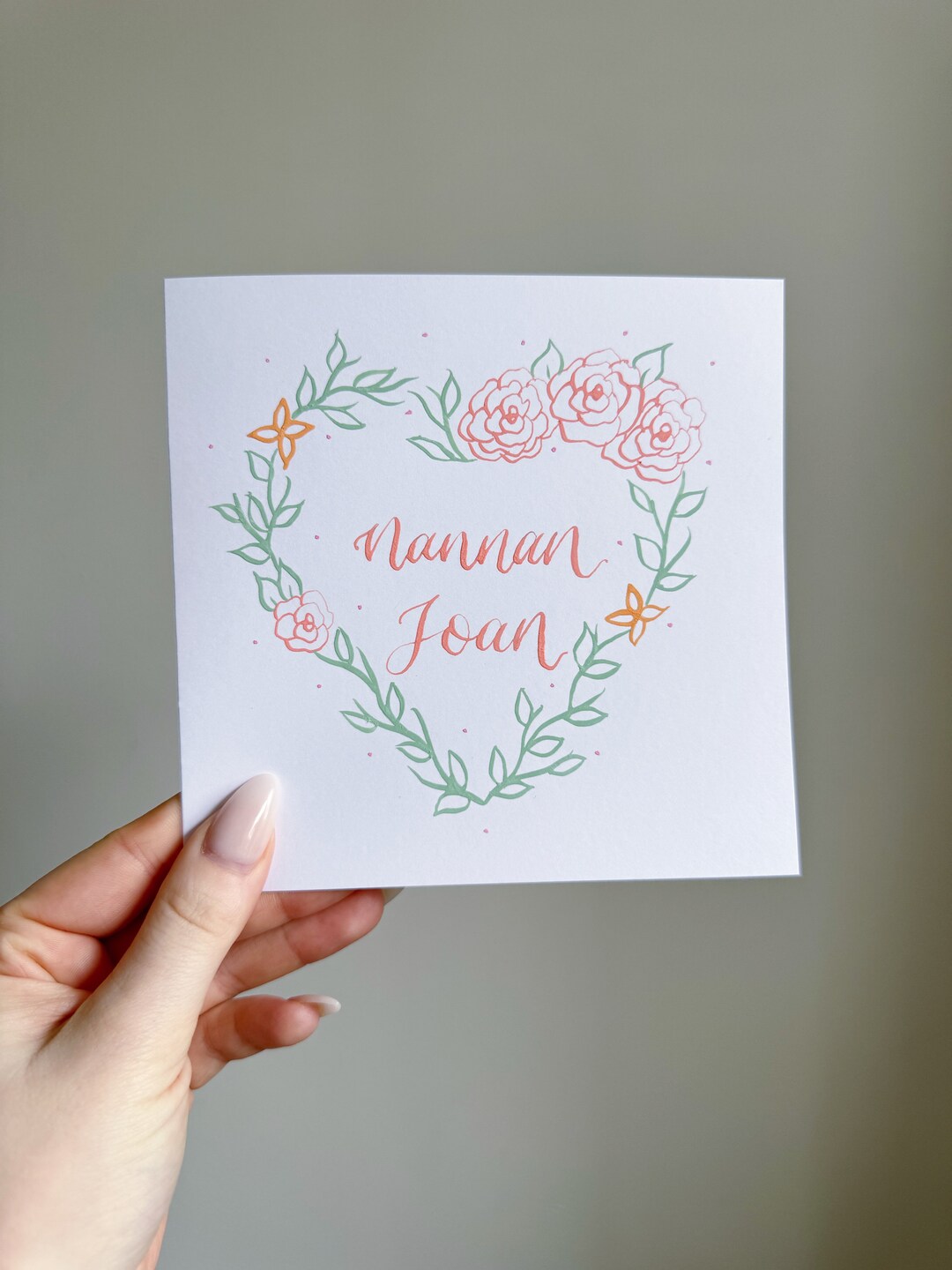 Personalised Birthday Card | Colourful Pastel Birthday Card ...