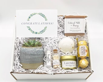 Congratulations Gift Set, Personalized Congrats Gift Box, Achievement ...