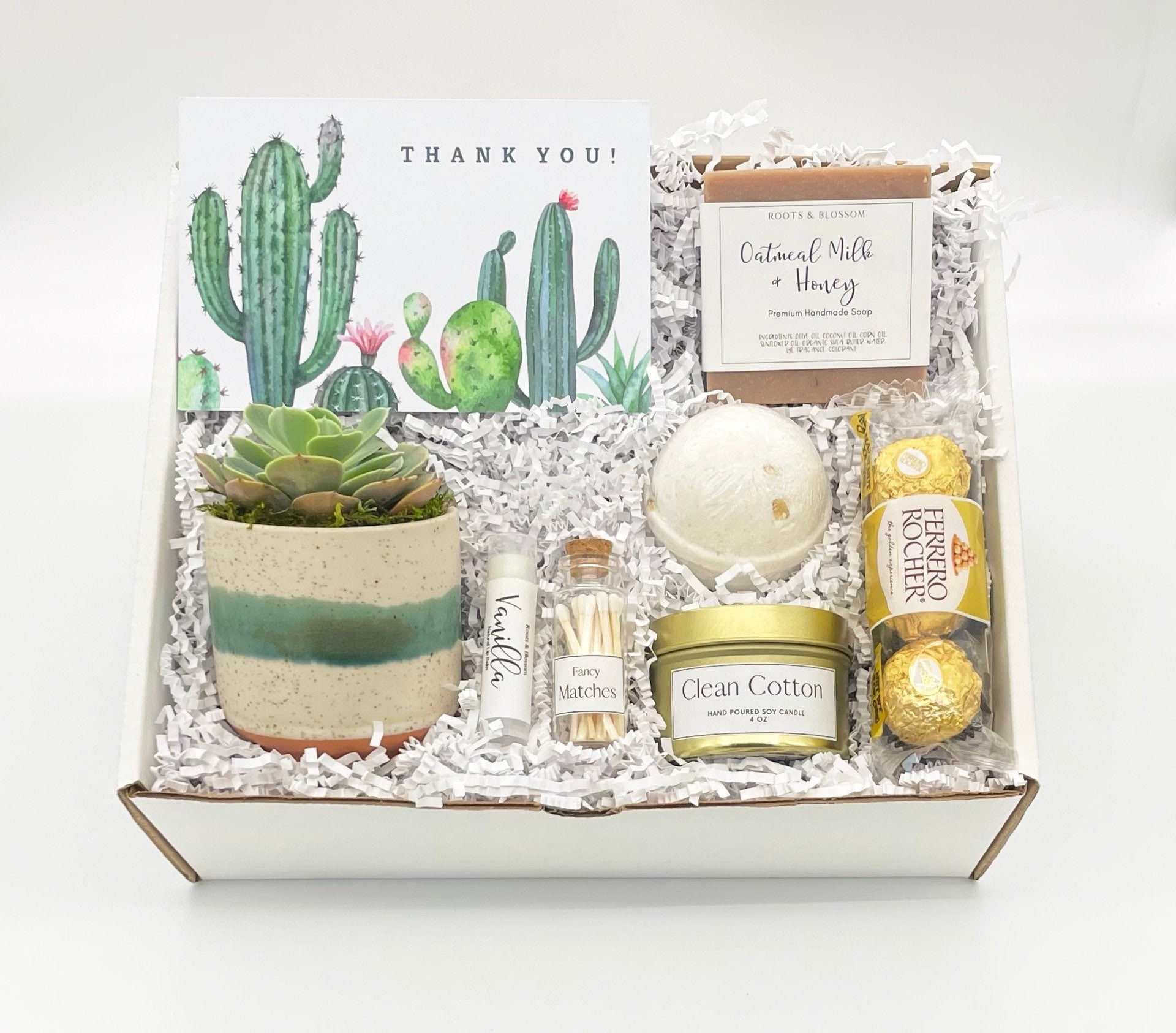 Caja de regalo de agradecimiento personalizada regalo de | Etsy