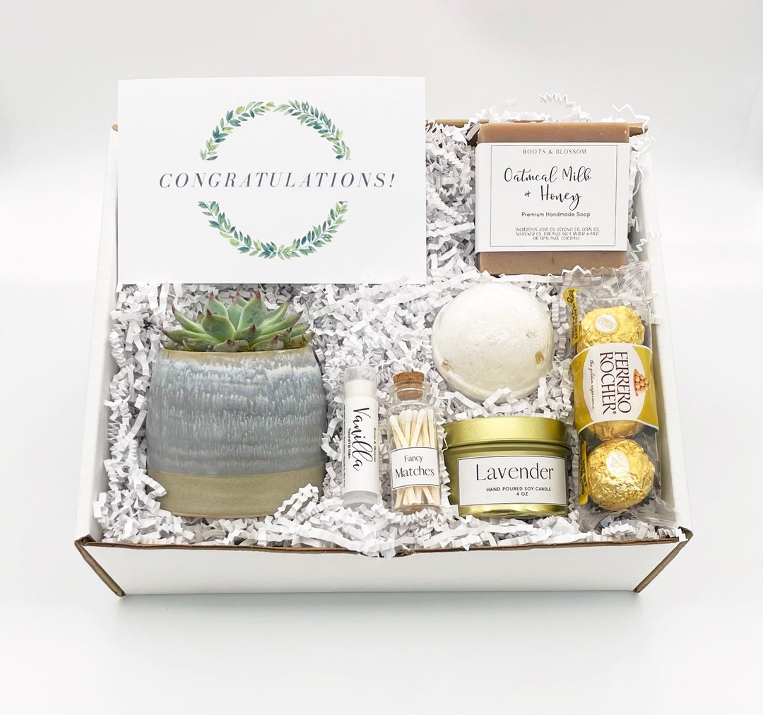 Congratulations Gift Set, Personalized Congrats Gift Box, Achievement ...