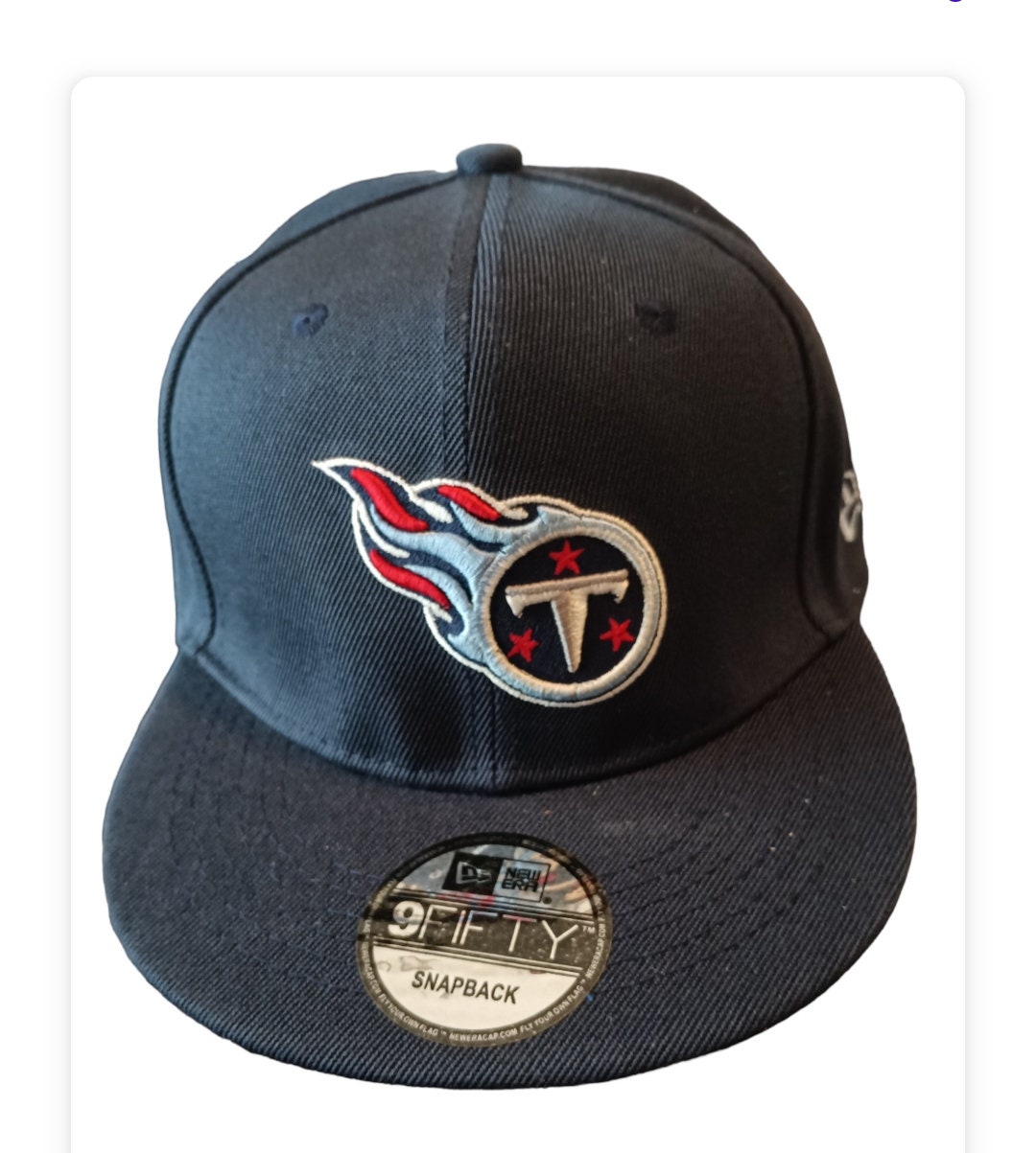 NFL Licensed New Cap Tennessee Titan Snap Adjustable Fit . - Etsy