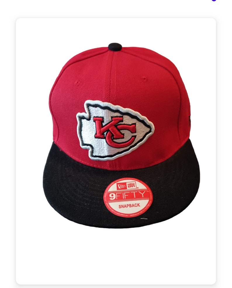NFL Licensed New Cap Kansas City Chiefs Snap Adjustable Fit Red - Etsy