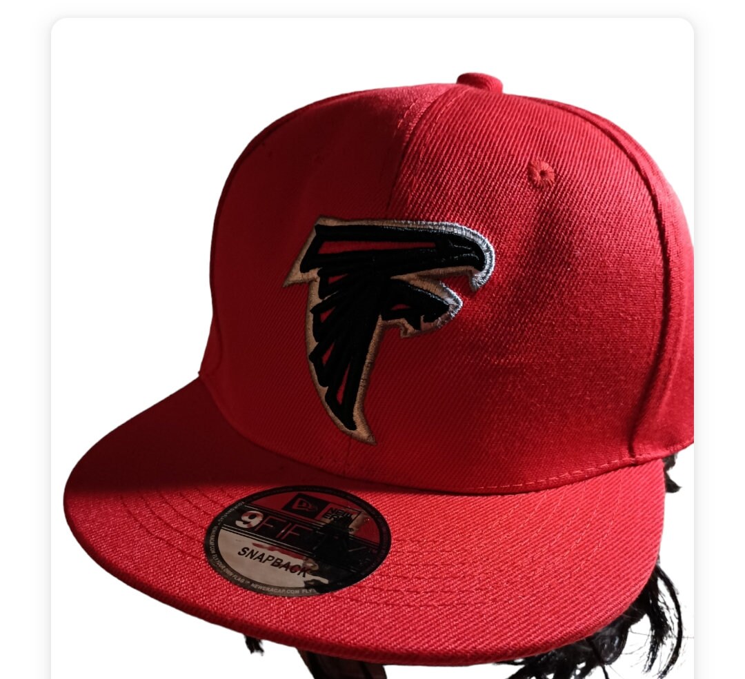 NFL Licensed New Cap ATL Falcons Snap Adjustable Fit Red - Etsy