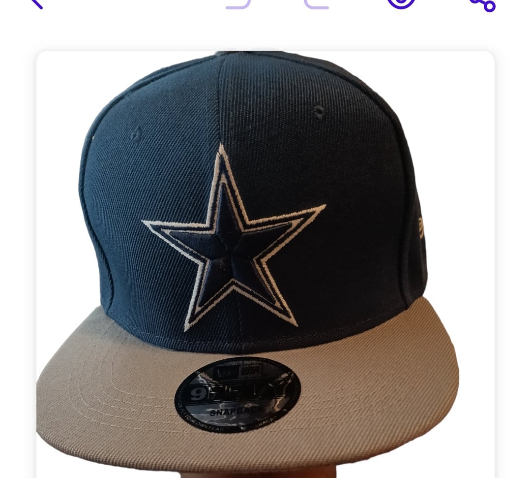 NFL Licensed New Cap Dallas Cowboys Snap Adjustable Fit Blue - Etsy