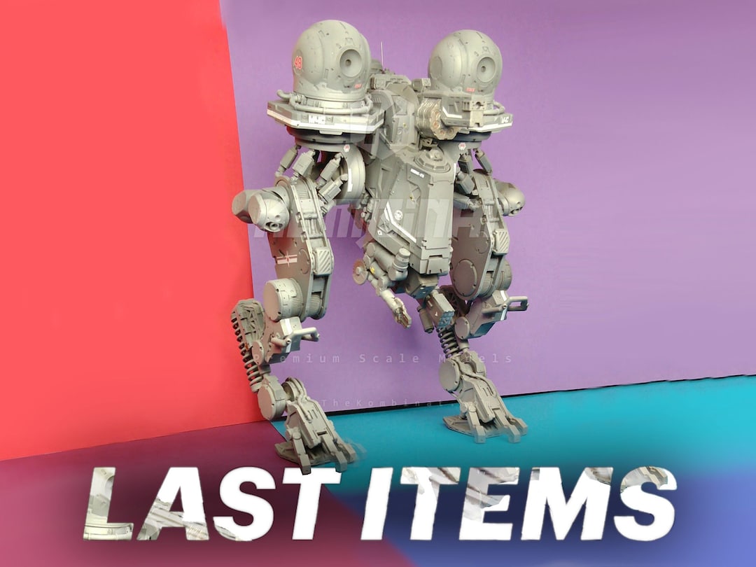 A Huge Sci-fi Resin Scale Model Kit of a 5DR Technical Rescue Mecha Aka ...