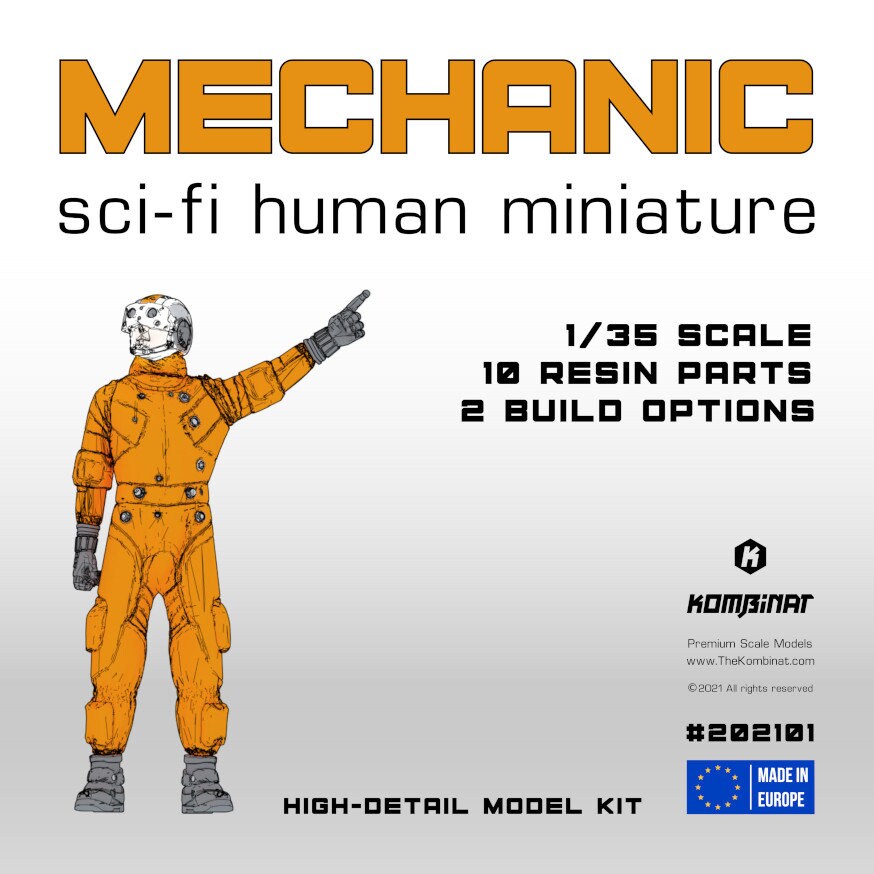 1/35 Sci-fi Mechanic Miniature / Resin Kit From the 5DR Mecha Kit - Etsy