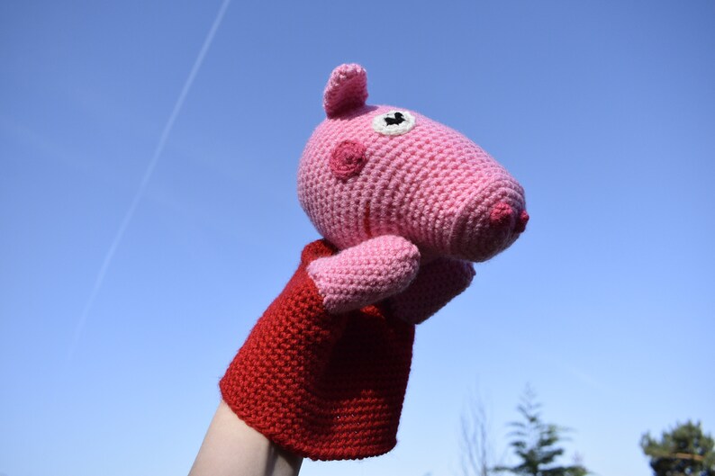 Peppa Pig Hand Puppet. PDF Crochet Pattern - Etsy