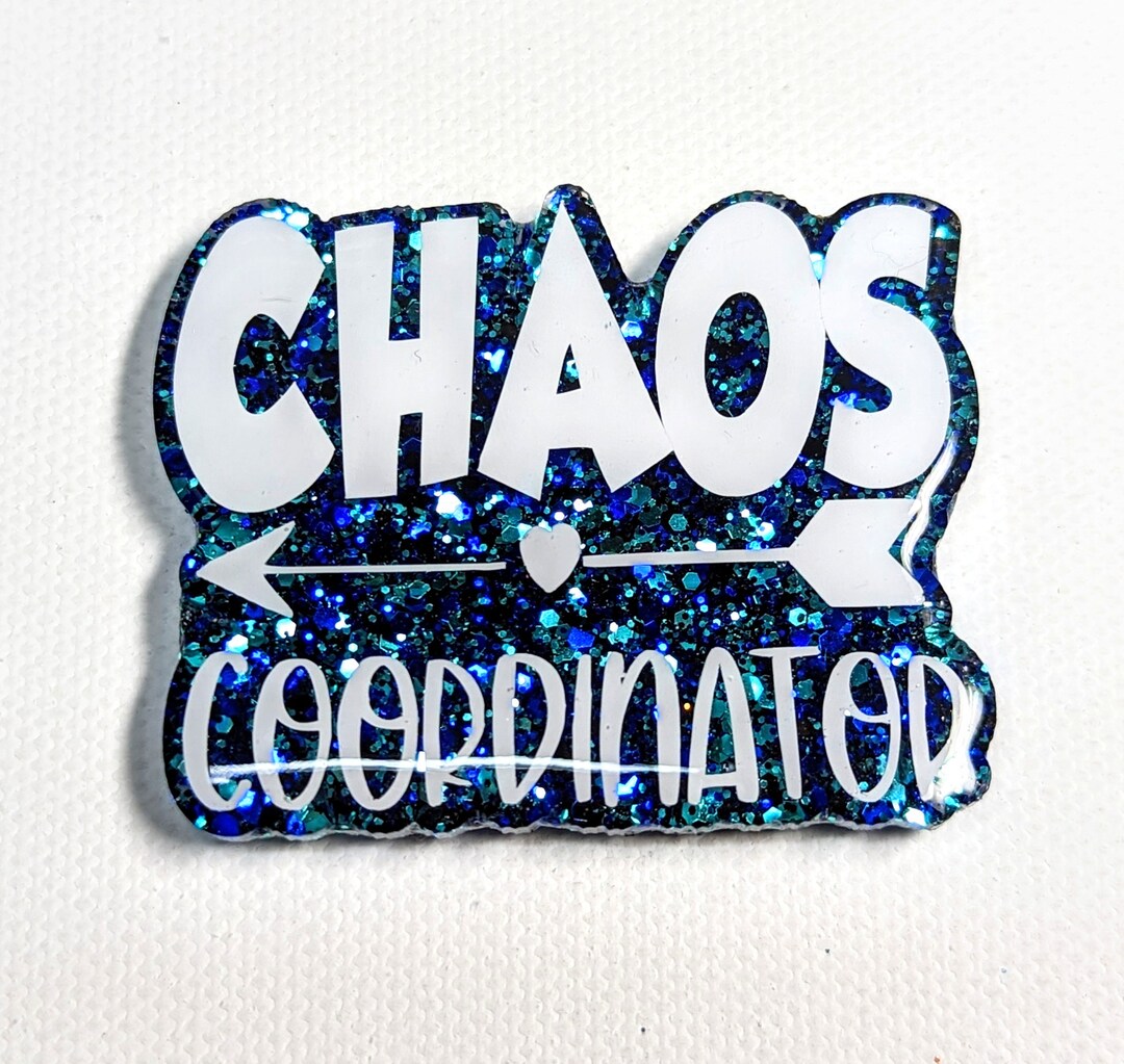 Chaos Coordinator Badge Reel, Charge Nurse Badge Reel Funny, Teacher ...