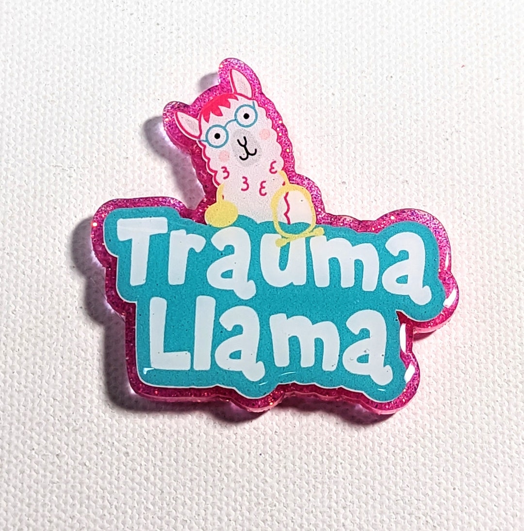 Trauma Llama Badge Reel, Emergency Room Nurse Badge Reel, ER Badge Reel ...