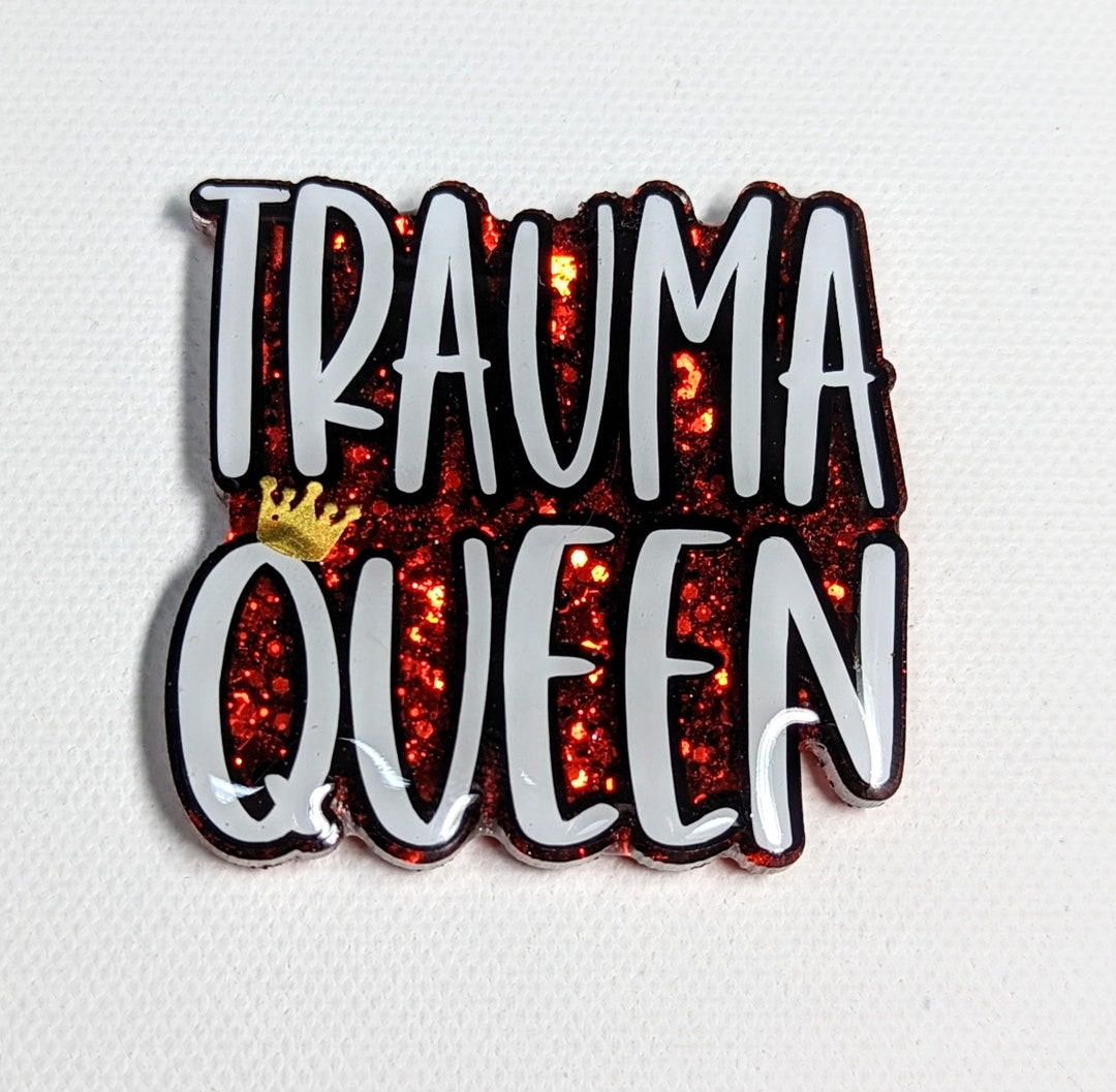 Trauma Queen Badge Reel, Trauma Nurse Badge Reel, ER Nurse Badge Reel ...