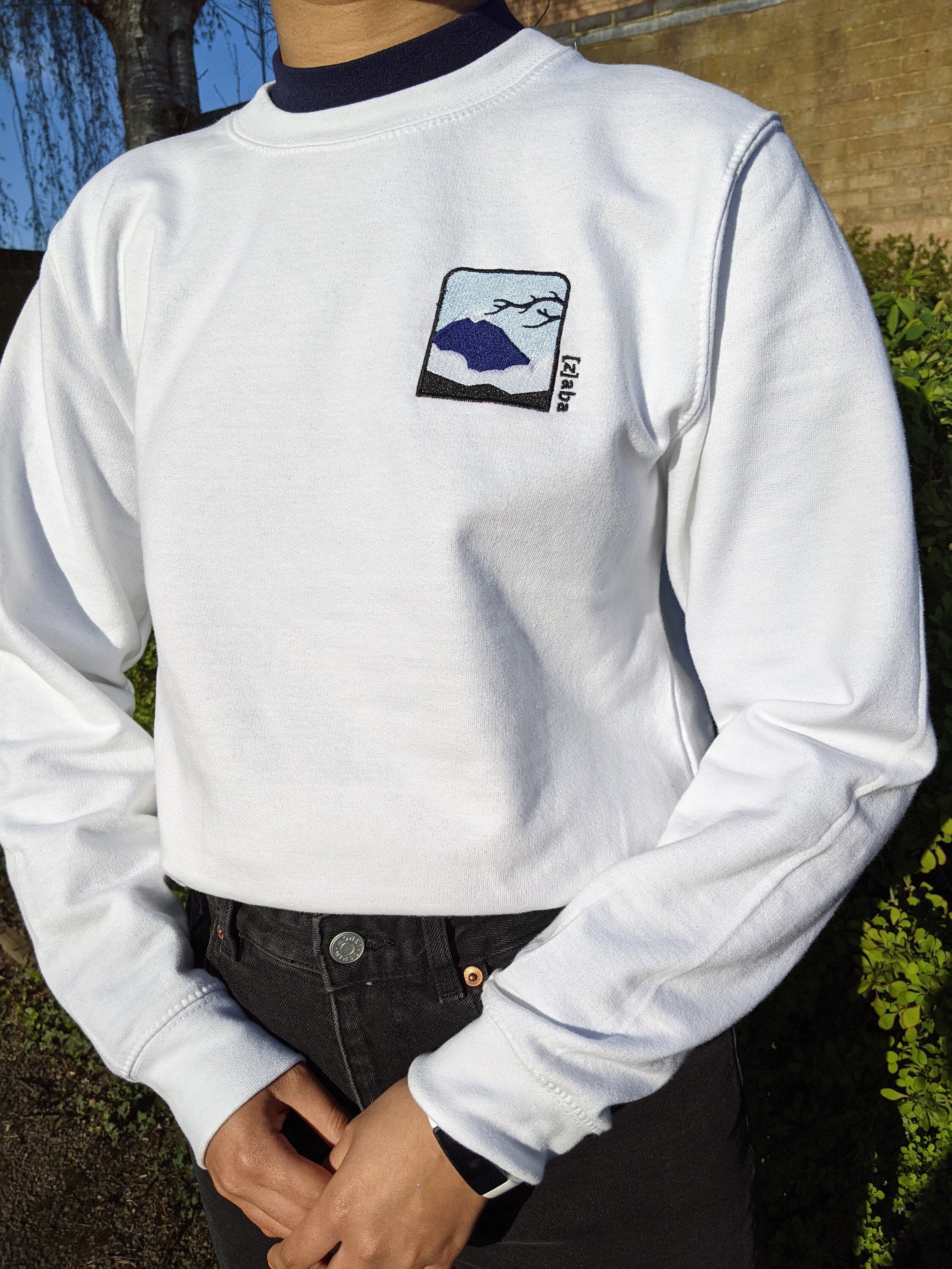 Embroidered Fuji Jumper, Mount Fuji Sweatshirt, Fuji Mountain Jumper ...