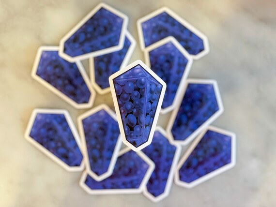 FFXIV Inspired Low Poly Grapes / Squapes Glossy Die Cut Vinyl - Etsy