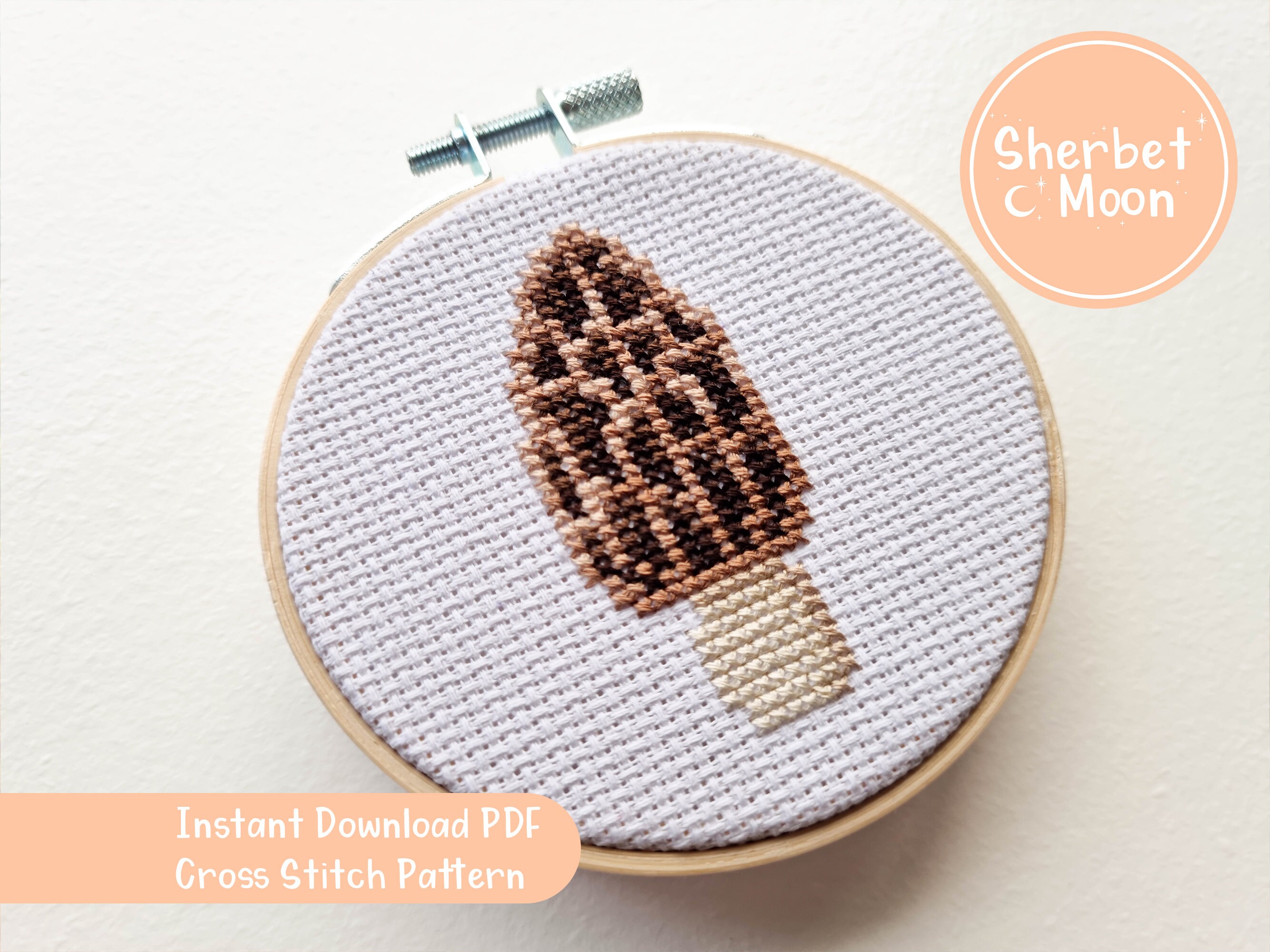 Morel Mushroom Cross Stitch Pattern: Mini Design (PDF Pattern) - Etsy