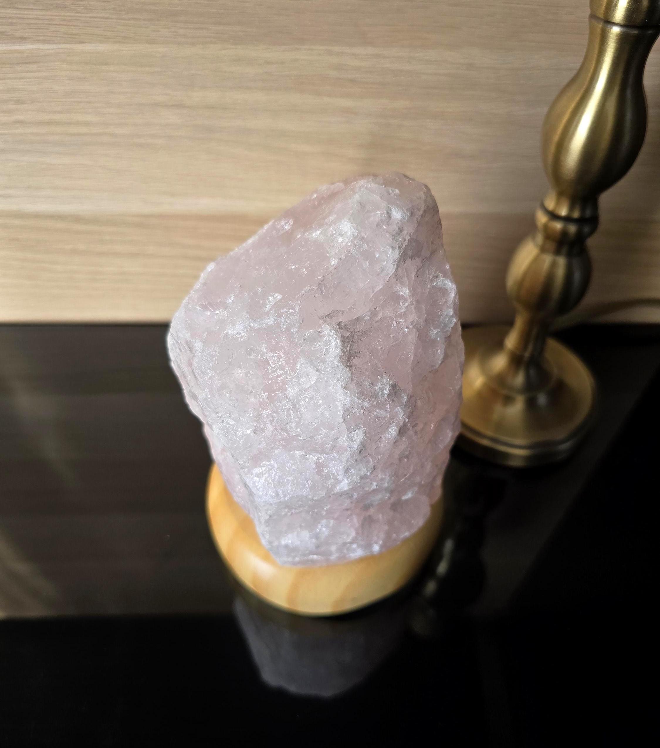 Rose Quartz Lamp | Crystal Lamp | Home Decor - Etsy