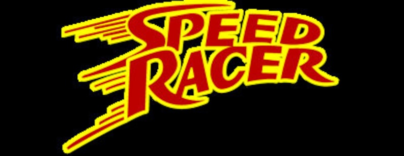 Speed Racer Logo | SVG PNG and JPG Format | Yellow Red Logo | - Etsy