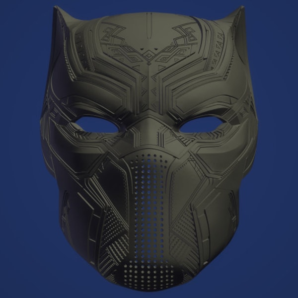 Full Black Panther Mask - Etsy