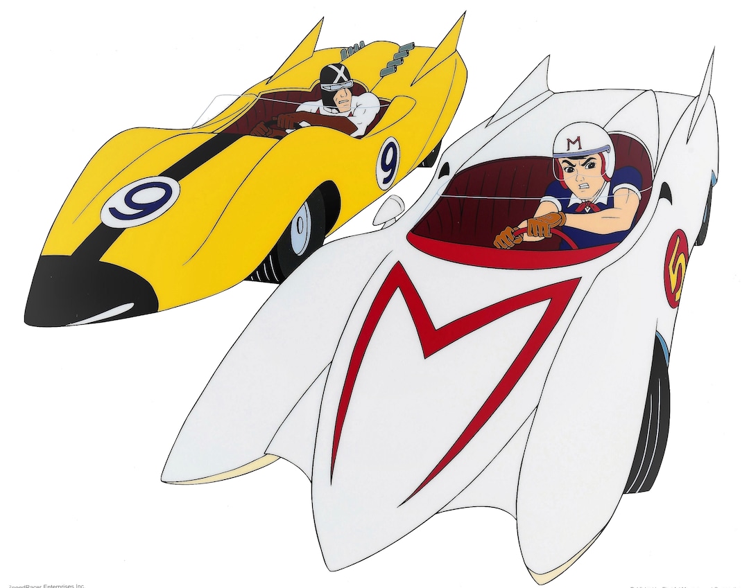 Speed Racer and Racer X SVG File - This is a SVG Cut Out - Etsy