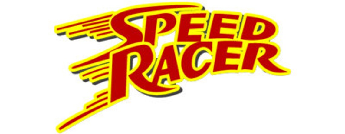 Speed Racer Logo | SVG PNG and JPG Format | Yellow Red Logo | - Etsy
