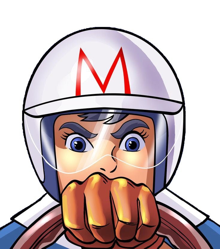 Speed Racer Driving | Speed Racer Cartoon | SVG - Etsy
