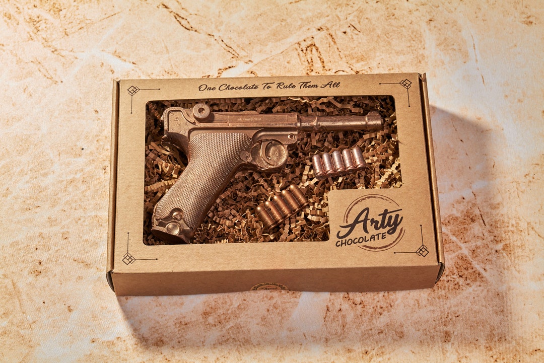 Handmade Chocolate-chocolate Gift Box-unique Gift-gift for Gunlovers ...