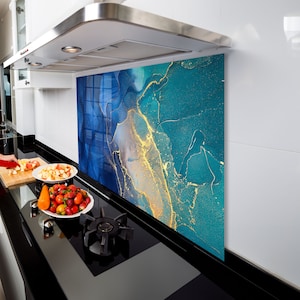 Kitchen Decor / Kitchen Backsplash / Chopping Board / Tempered Glass ...