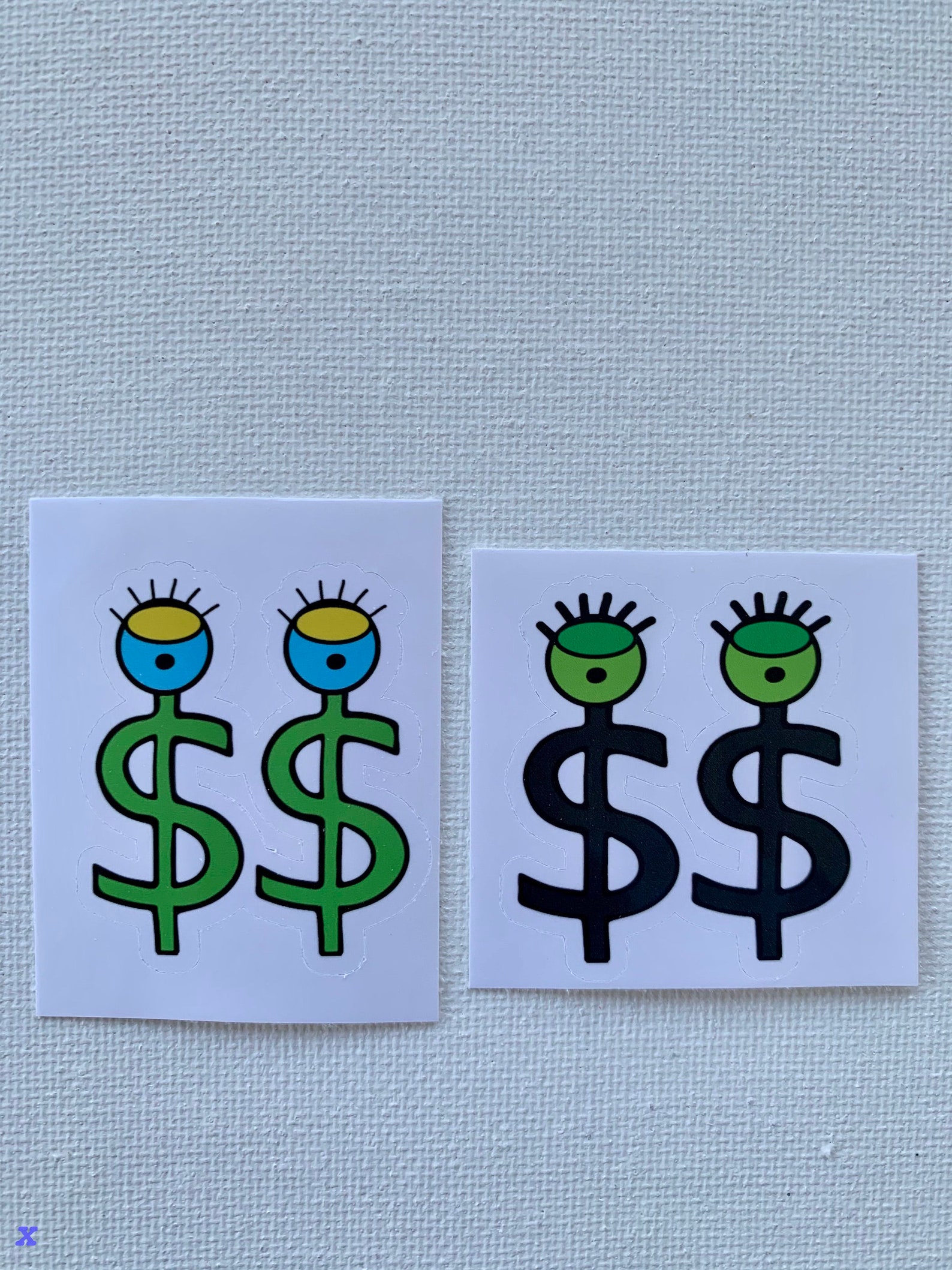 2 Pack Money Stickers Dollar Sign Stickers | Etsy