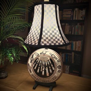 Frederick Cooper-tyndale Vintage Clock Themed Lamp Refurbished Lighting ...