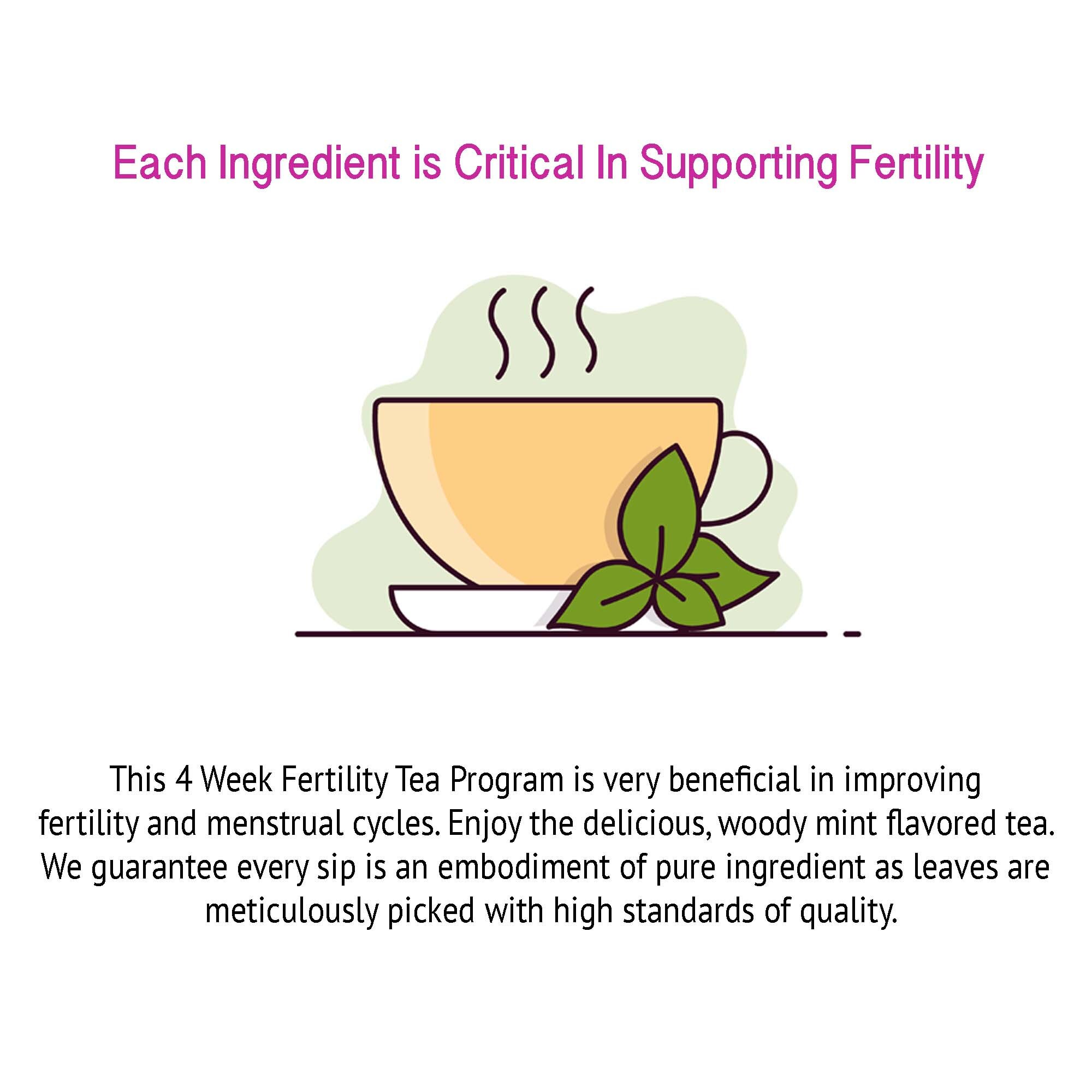 PCOS Fertility Tea, Natural Herbal Supplement for Women Helps With ...