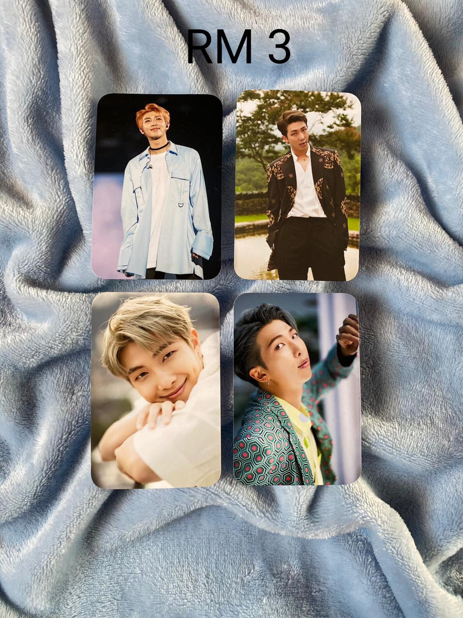 BTS RM / Namjoon Photocards 4pcs | Etsy