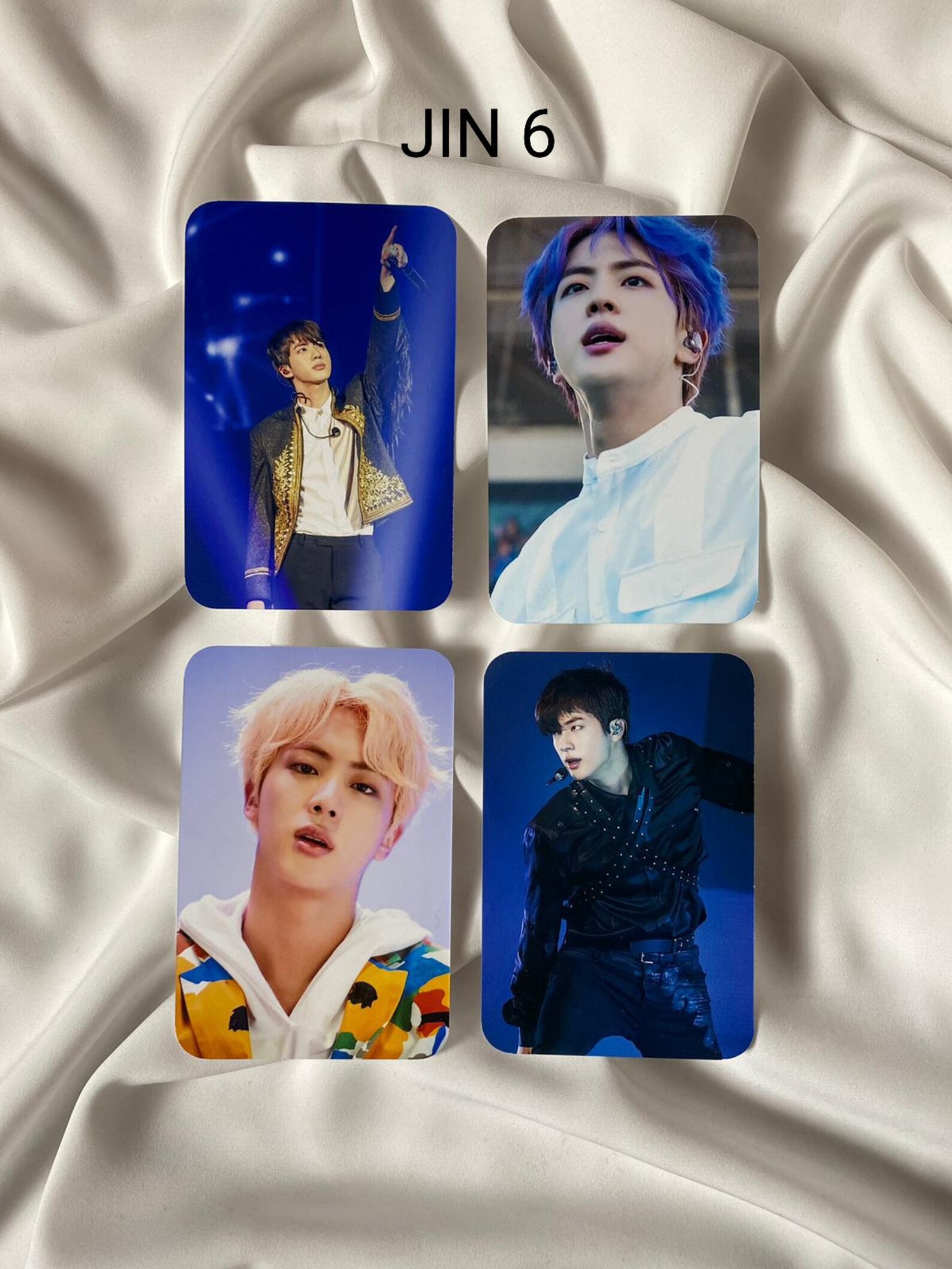 BTS Jin Photocards 4pcs | Etsy