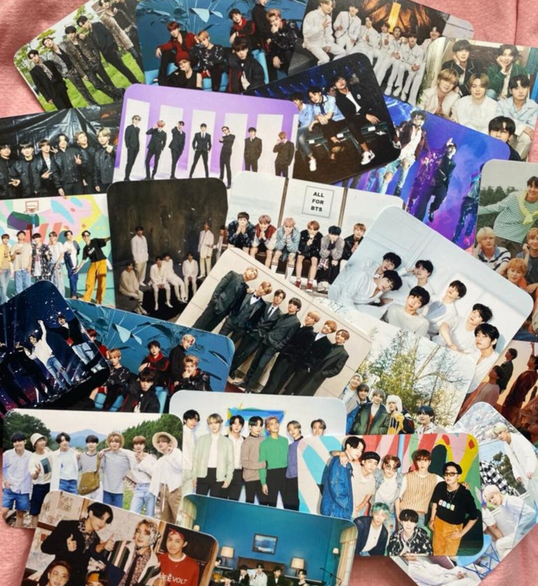 BTS OT7 Group Photocards 4pcs - Etsy