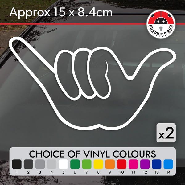 Wave Hand Sticker - Etsy UK