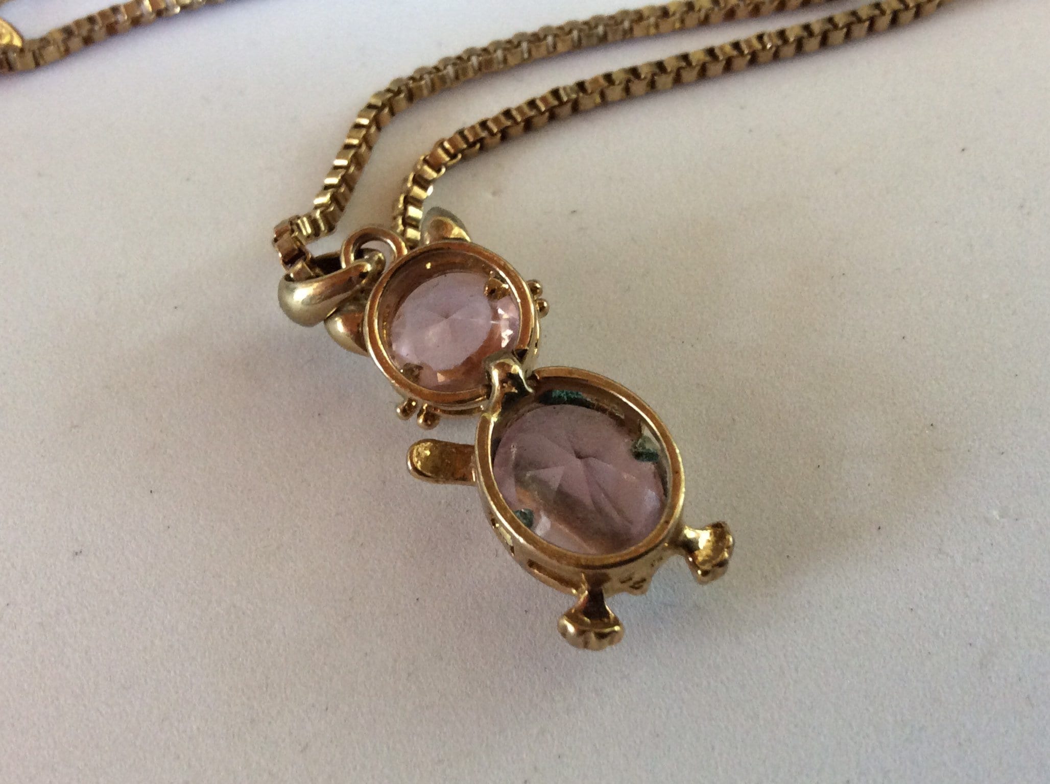 Cute Avon Chain and Cat Pendant Necklace | Etsy