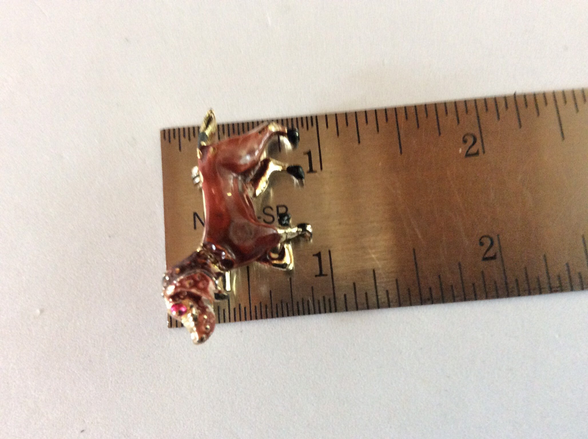 Cute Enameled Hunting Dog Pin - Etsy UK