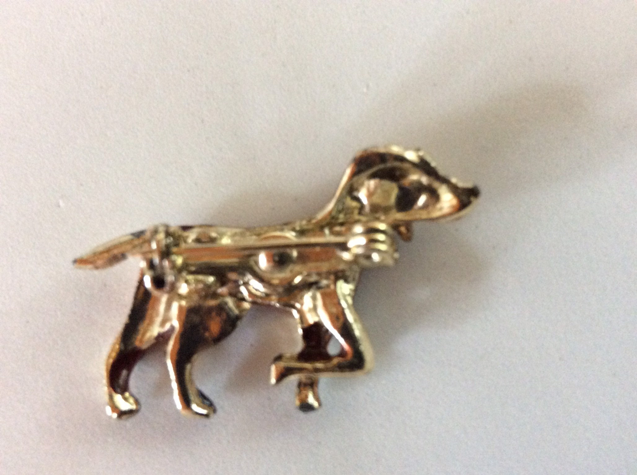 Cute Enameled Hunting Dog Pin - Etsy UK