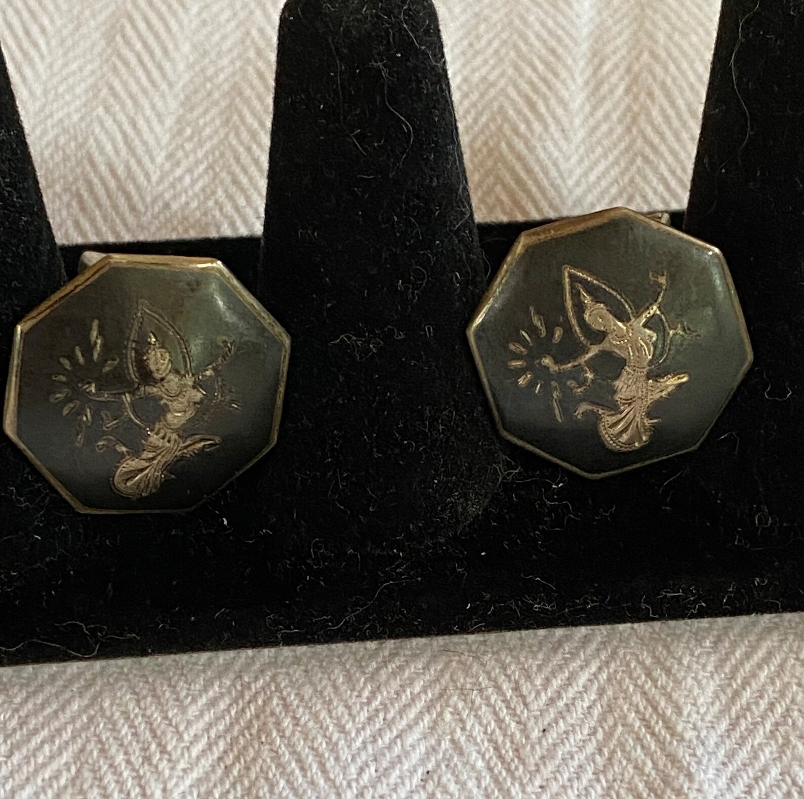 Siam Sterling Silver With Dancers Cuff Links - Etsy