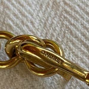 Vintage Monet Goldtone Double Chain Necklace - Etsy