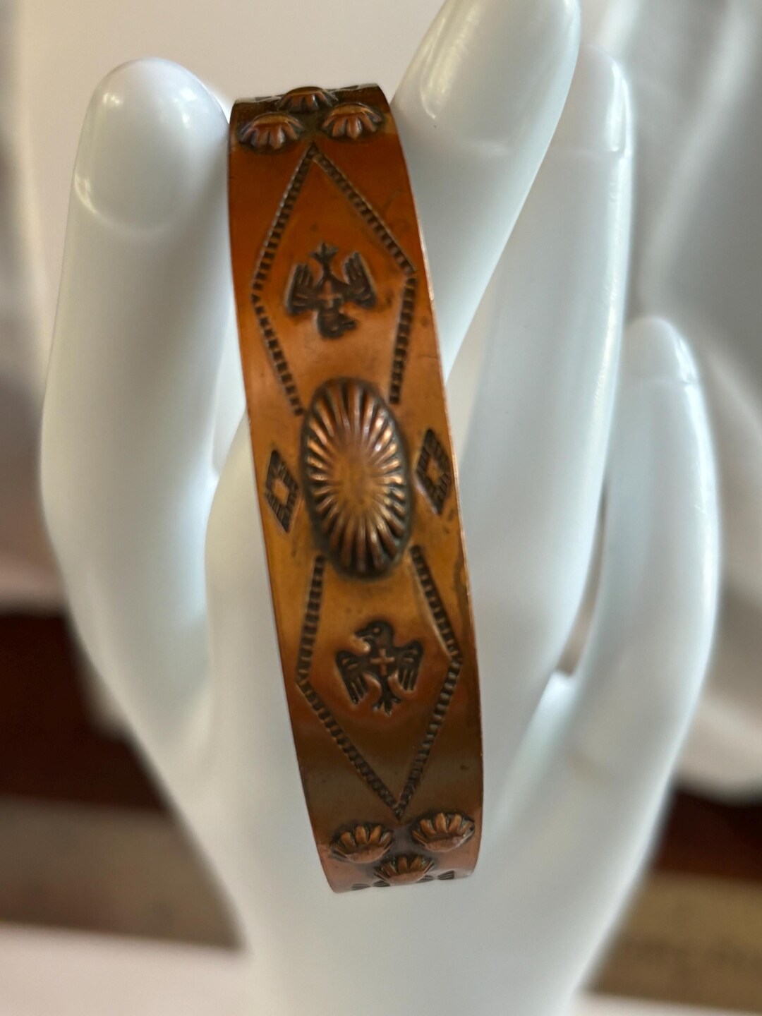 Copper Bell Copper Cuff Bracelet - Etsy