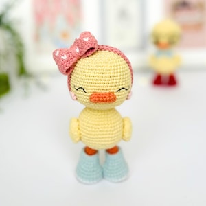Duck Crochet Pattern, Amigurumi Easter Duck Pattern, Amigurumi Crochet ...