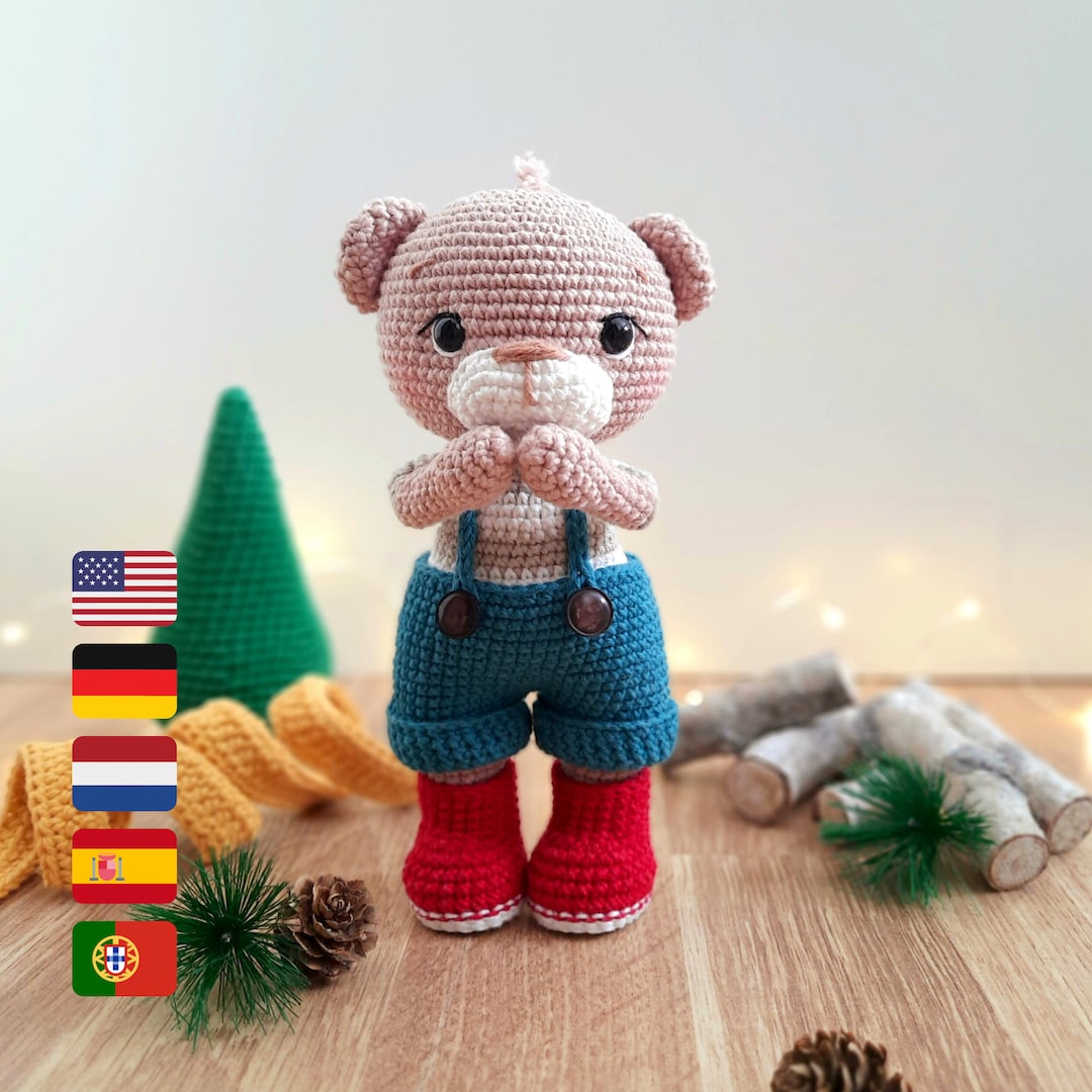 Amigurumi Bear Pattern, Amigurumi Crochet Pattern, Crochet Bear ...