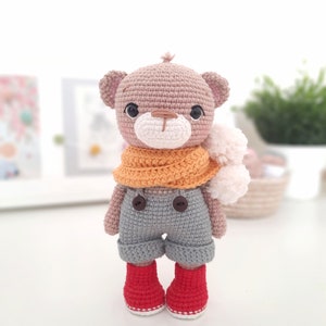 Amigurumi Crochet Pattern, Ollie & Tilly Bear Pattern Bundle, Crochet ...