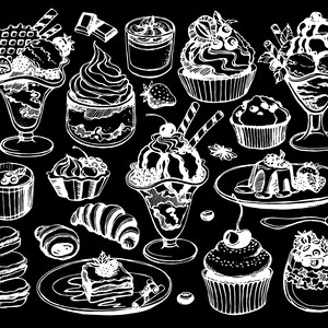 Png SVG Clipart Desserts Cupcakes, COMMERCIAL USE, Muffins, Vector ...