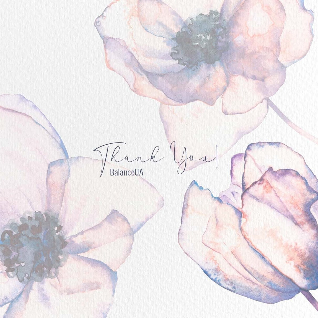 Flowers, Watercolor Printable Card, Size 10x7 5x7 When Folded, Blank ...