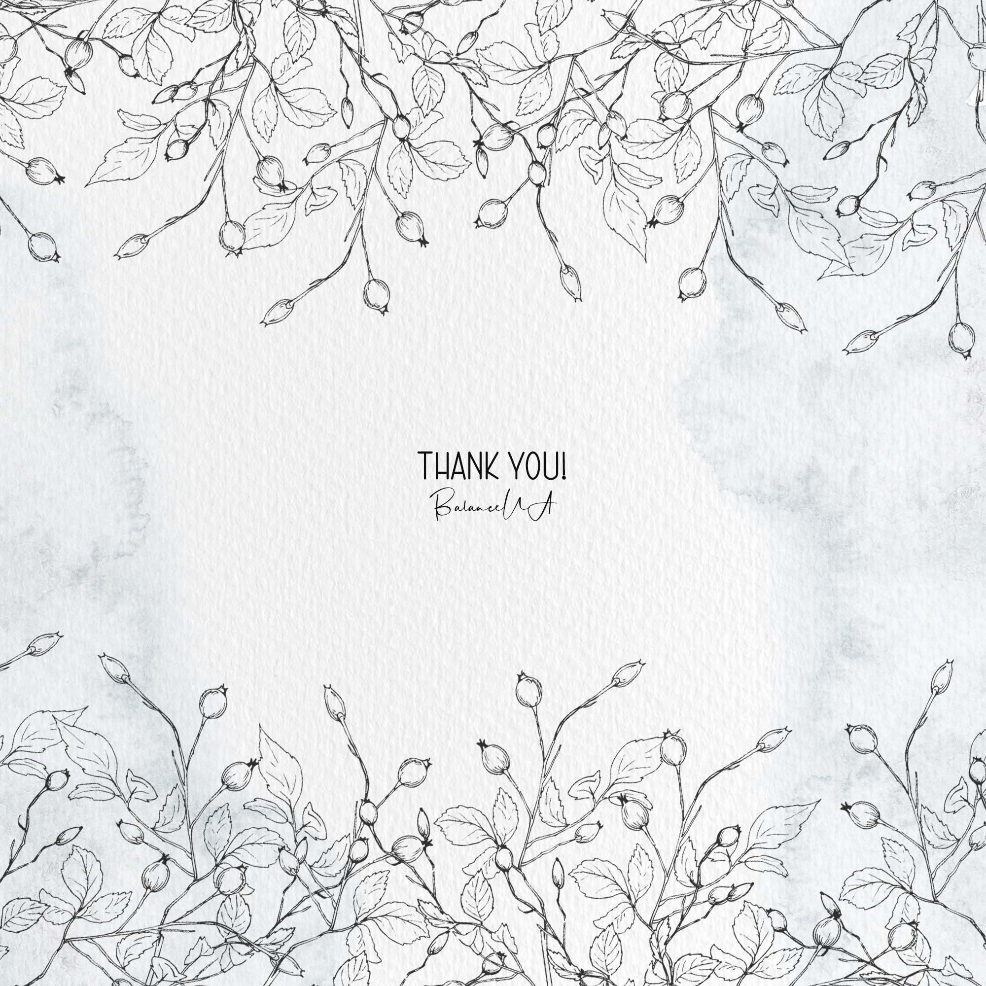 Floral Border, Line Art Seamless Border, Botanical Border, Line Art ...