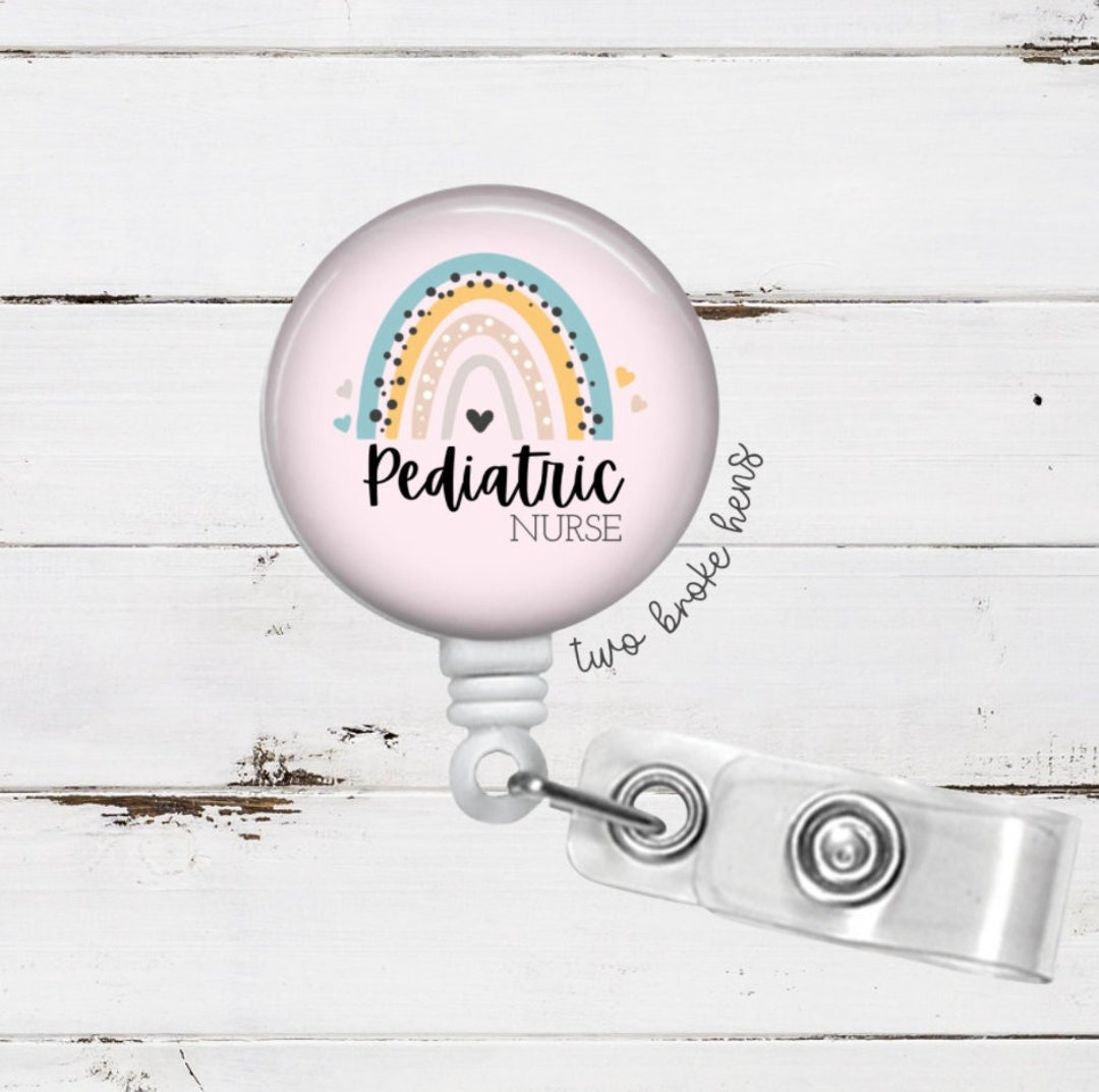 Pediatric Nurse Badge Reel - Etsy