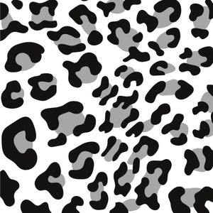 Snow Leopard Print Animal Print Instant Download SVG PNG - Etsy