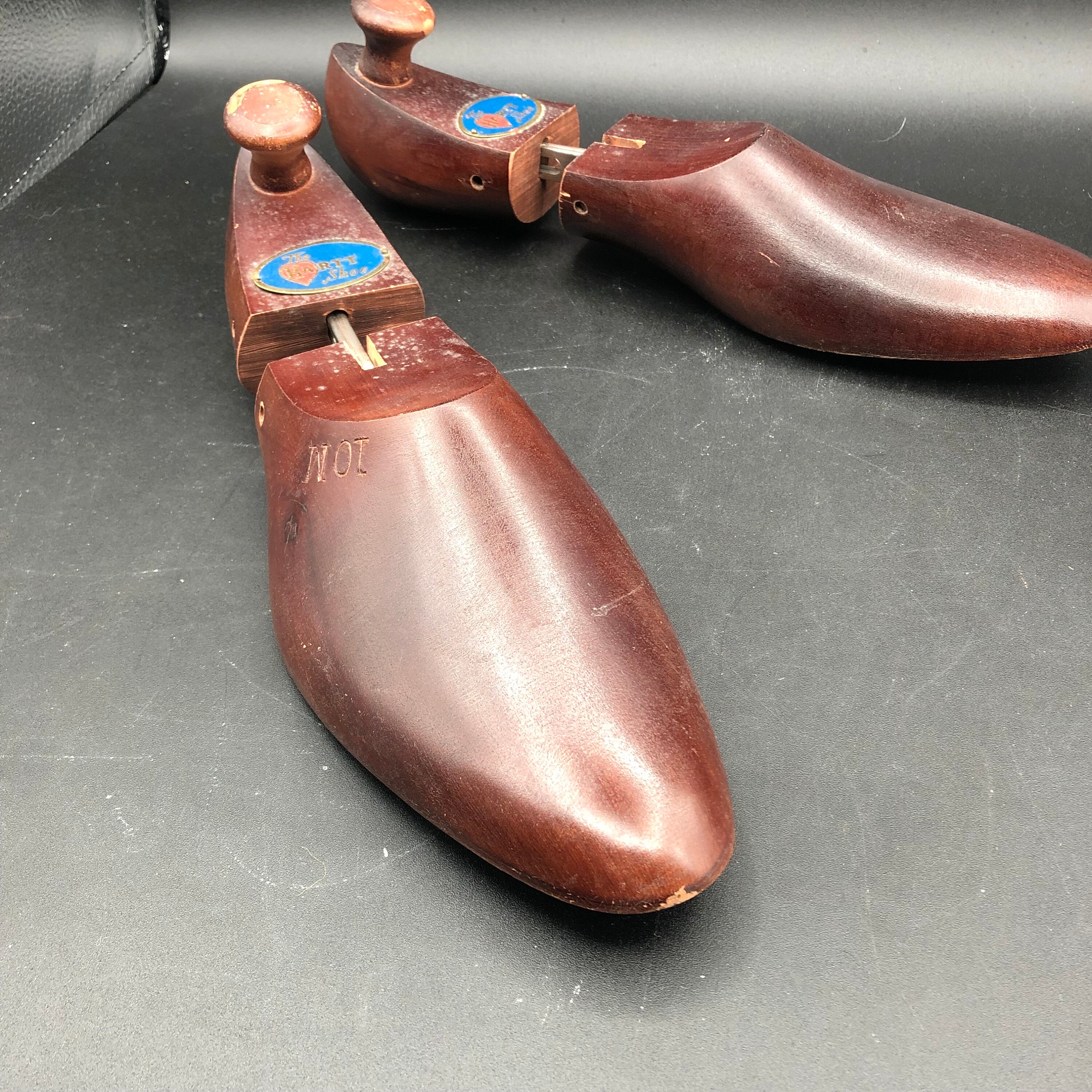Vintage Hartt Company Wooden Shoe Trees Stretchers Pair Size 10M Forms ...